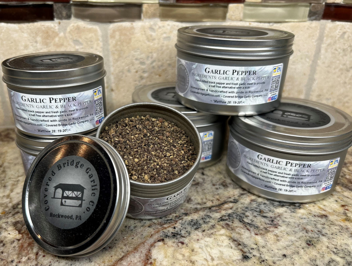 Garlic Pepper – Covered Bridge Garlic Company